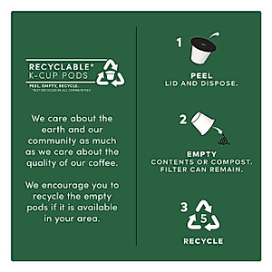 Tim Hortons Original Blend, Medium Roast Coffee, Single-Serve K-Cup Pods Compatible with Keurig Brewers, 96ct K-Cups, Red