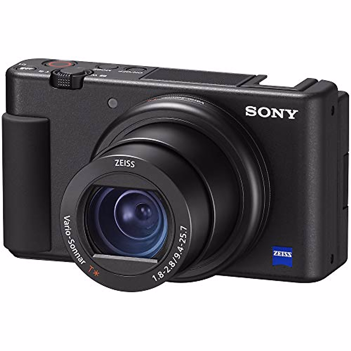 Sony ZV-1 Compact Digital Vlogging 4K HDR Video Camera for Content Creators & Vloggers DCZV1/B Double Battery Bundle with Deco Gear Case + 64GB Card + External Charger and Accessories