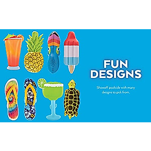 O2COOL Bocaclips - Beach Towel Clips for Beach Chairs, Patio and Pool Accessories - (Flamingo) 2 Count