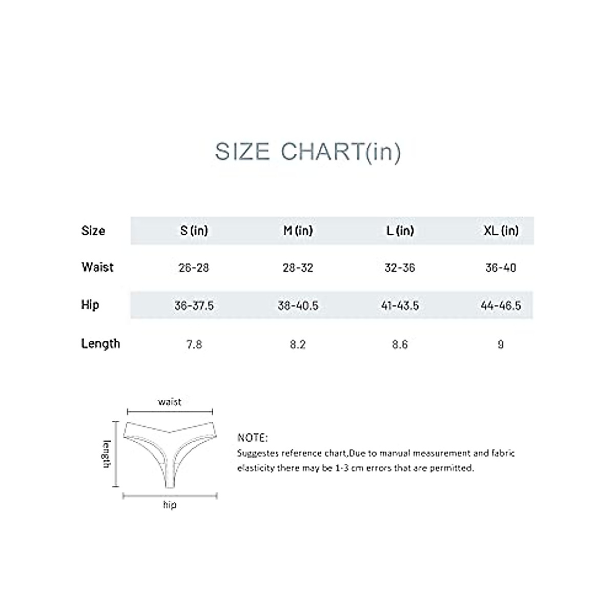 DEANGELMON Seamless Thongs for Women No Show Thong Underwear Women Comfortable Multiple Pack (7P3,M)