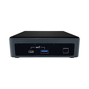 Intel PC Intel NUC NUC10i7FNHN Mini PC/HTPC - 10th Gen Intel 6-Core i7-10710U up to 4.70 GHz CPU, 64GB DDR4 RAM, 1TB SSD, Wi-Fi + Bluetooth, Intel UHD Graphics, 4K Support, Windows 10 Pro