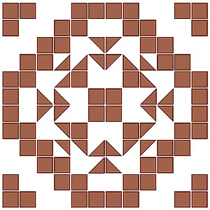 FloorPops 12-in by 12-in Terracotta Matias Peel & Stick Floor Tiles