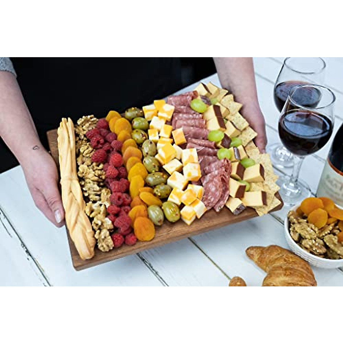 Straga Personalized Cutting Boards | Handmade Wood Engraved Charcuterie | Custom Housewarming, Home Purchase Gift for Homeowners, Rest Estate Agents (First Home Design No.302)