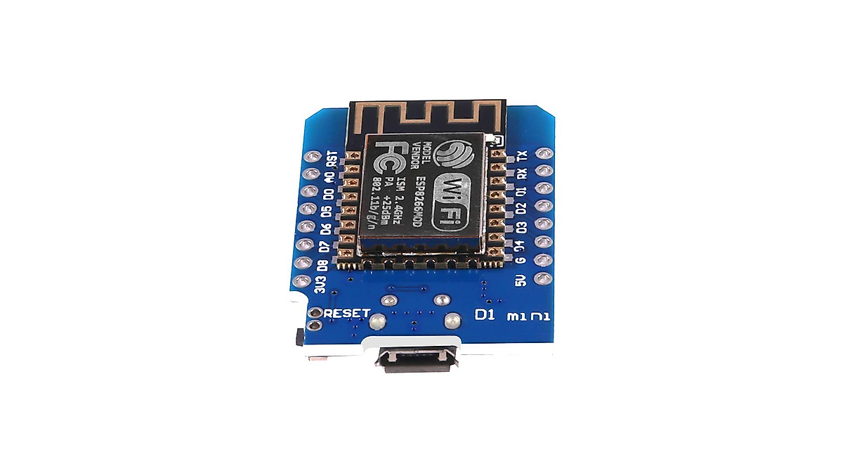 QCCAN 4PCS ESP8266 ESP-12 ESP-12F NodeMcu Mini D1 Module WeMos Lua 4M ...
