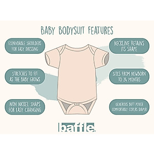 Baffle Custom Baseball Onesie, MY FIRST BASEBALL SEASON (Name & Number on Back), Personalized Baby Onesie, Unisex Onesie (3M, WHITE LONG SLEEVE)