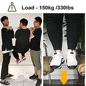 Wardrobe Rod Metal Hanging Pole, Bedroom Closet Garment Bar with Screws Kit, 40/50 / 60/70 / 80/100 / 120/150 cm Long (Color : Black, Size : 120cm/47.2 in)