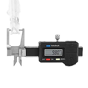 Electronic Digital Caliper,0~25mm Stainless Steel Portable Micro Triple Use Vernier Caliper Gauge Thickness Measuring Ruler,High Precision for Gemstone Measurement