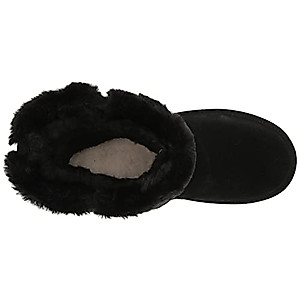 Koolaburra by UGG Women's Aubrei Short Fashion Boot, Black, 7