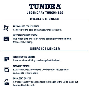 YETI Tundra 65 Cooler, Rescue Red