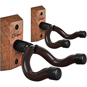 SNIGJAT Guitar Wall Mount, Hardwood Guitar Wall Hanger, 2 Pack Guitar Hanger, V-Shaped Guitar Holder Wall Mount, Guitar Accessories for Acoustic Electric Guitar Bass, Gift for Guitar Player