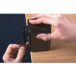 Derwent Super Point Manual Helical Pencil Sharpener (2302001) , Black , 1 Count (Pack of 1)