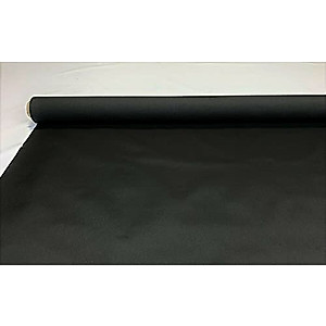 USA Fabric Store Cordura Black 500D Waterproof Outdoor Fabric 60" Wide DWR