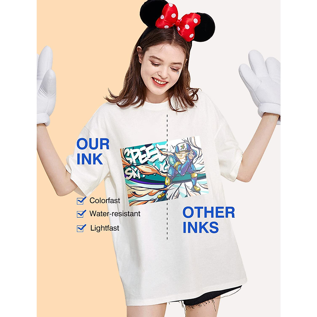 Tonha Sublimation Ink Refill for Epson EcoTank ET2720 ET2760 ET2650 ET4700 ET2750 WF2750 WF7710 Inkjet Printers Heat Press Transfer on Mugs Plates T-Shirts Phone Cases