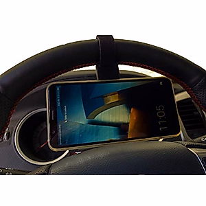 Magnetic Steering Wheel Phone Mount Fits Peloton and Spin Bikes by IQ Labs