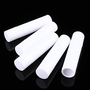100PCS 5ml Clear Sturdy Black White Empty Round Plastic Lip Balm Tubes Containers for DIY Refillable Lip Gloss Tube Lipstick Containers
