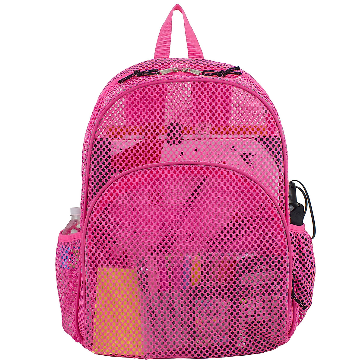 Eastsport Mesh Backpack With Adjustable Padded Shoulder Straps (Pink)