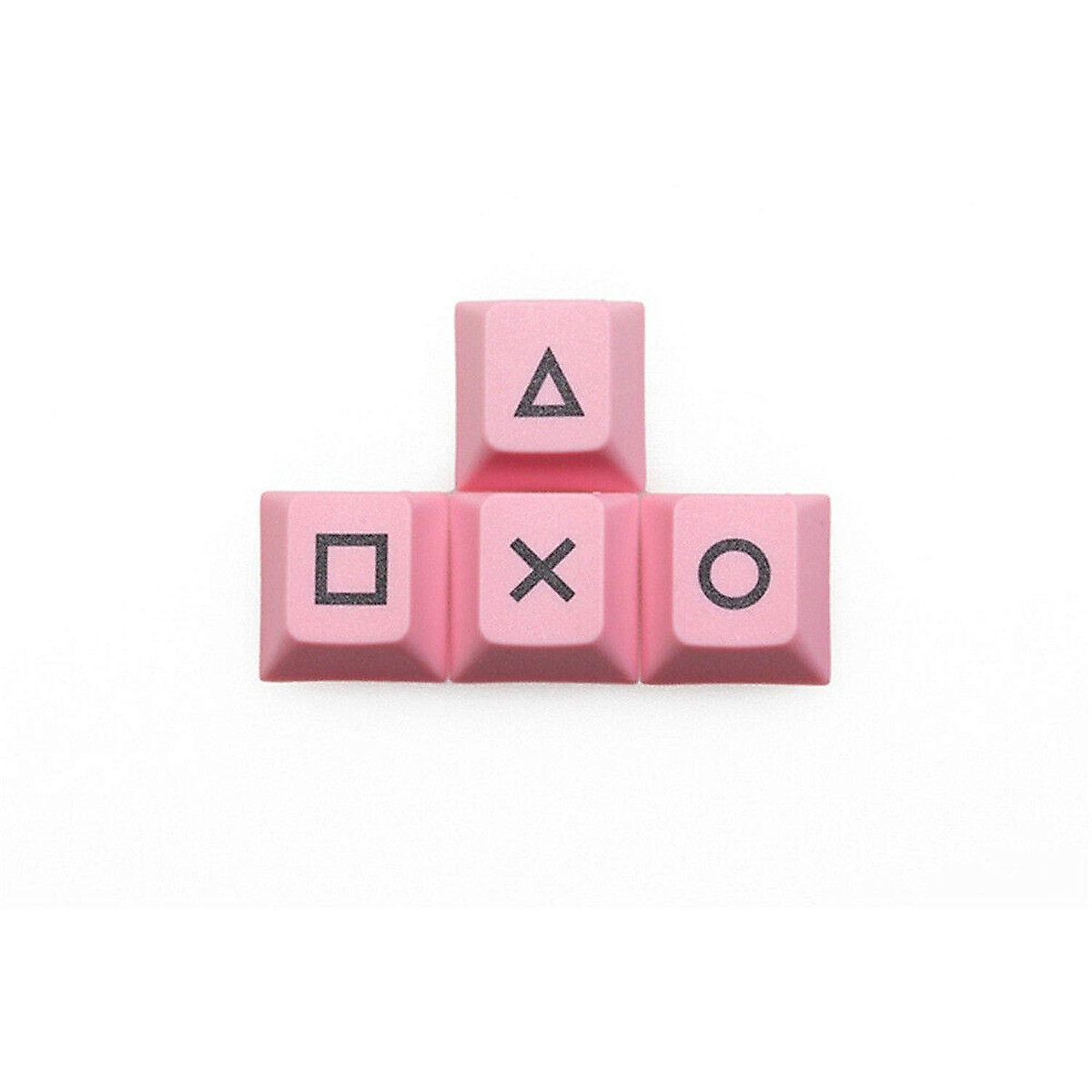 Arrow WASD PS4 PBT Keycaps Dye-Sublimation R1 Direction Key Caps Cherry Profile Keyset for Cherry MX Switches Mechanical Gaming Keyboards (White 02)