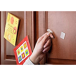 Scotch Mounting, Fastening & Surface Protection x 0.5-inch, 72 Scotch Restickable Mini Tabs, 0.5"x0.5", Clear (R103), 1/2" Square, Count