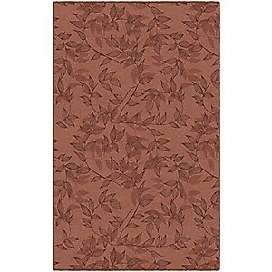Brumlow Mills Entwined Simple Floral Home Indoor Area Rug with Colorful Print Pattern, Perfect for Living Room Decor, Dining Carpet, Bedroom Mat, Entryway or Kitchen Rug, 2'6" x 3'10", Red