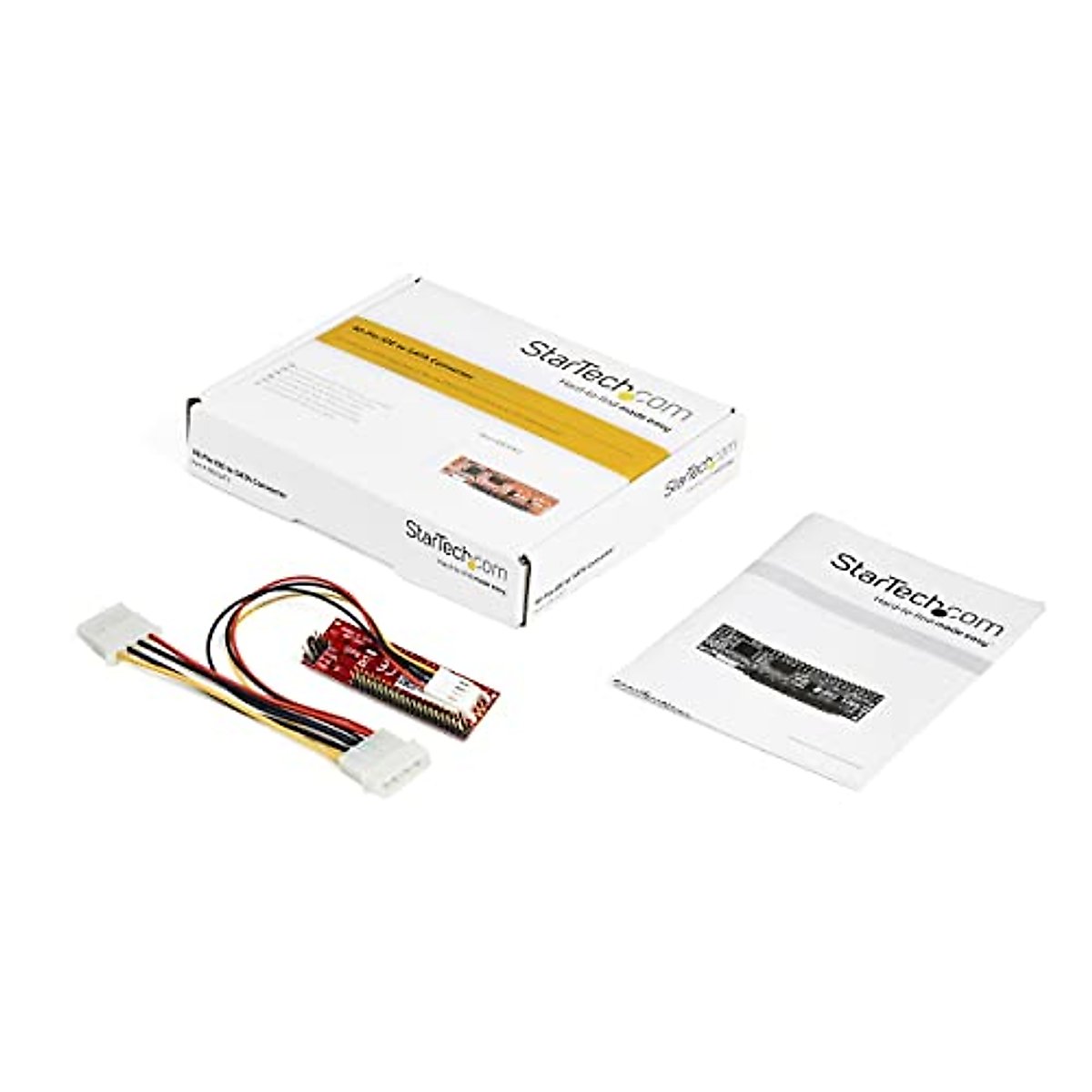 StarTech.com IDE to SATA Hard Drive or Optical Drive Adapter Converter - 40-Pin PATA to 2.5" SATA HDD / SSD / ODD Converter (IDE2SAT2)