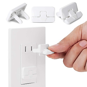 Bates- Outlet Covers, 15 Pack, 2 Prong Outlet Covers, Baby Proof Outlet Covers, Plug Covers for Electrical Outlets, Outlet Plug Covers, Plug Covers, Baby Outlet Covers, Child Safety Outlet Covers