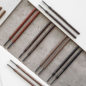 Glo Skin Beauty Precise Micro Browliner | Long-Lasting, Wax-Based Formula Glides On Skin and Shapes Your Brows, (Dark Brown)