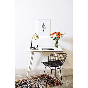 Benchmark Bouquets Orange Roses and White Oriental Lilies, With Vase (Fresh Cut Flowers)