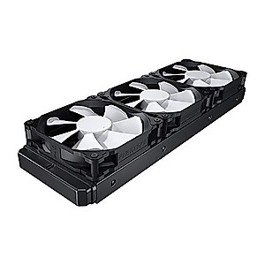 Phanteks (P-GO360MP_DBK01) Glacier One 360MP D-RGB AIO Liquid CPU Cooler, Infinity Mirror Pump Cap Design, 3x Silent 120mm MP PWM Fans, Black