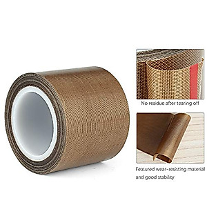 iVict Teflon Tape/PTFE Tape for Vacuum Sealer Machine,Hand and Impulse Sealers (1/2-inch x 33 Feet)-Suitable for FoodSaver, Seal A Meal, Weston, Cabella's and Many More