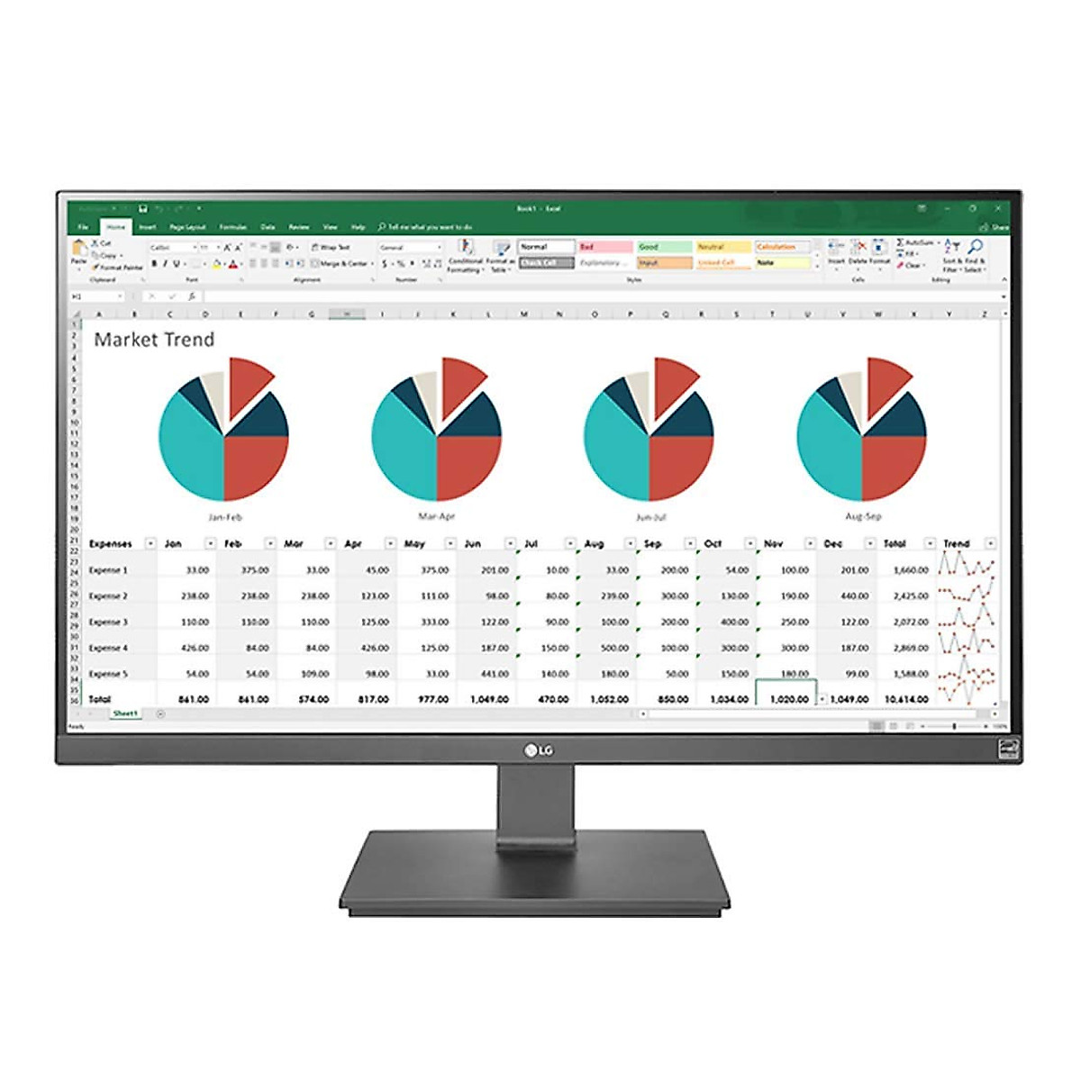 LG Electronics 27-Inch Screen LCD Monitor (27BK67U-B) (Renewed)