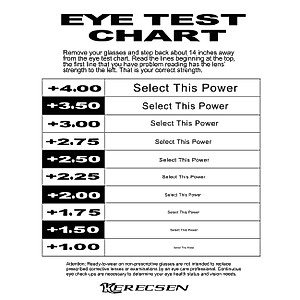 Kerecsen 4 Pack Reading Glasses for Women/Men Spring Hinges Readers Glasses Lightweight Eyeglasses (4 Pack Black, 2.00)