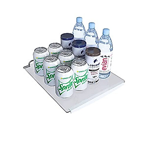 Avallon AFR152SSRH 15 Inch Wide 3.3 Cu. Ft. Compact Refrigerator with LED Lighting and Right Swing Door