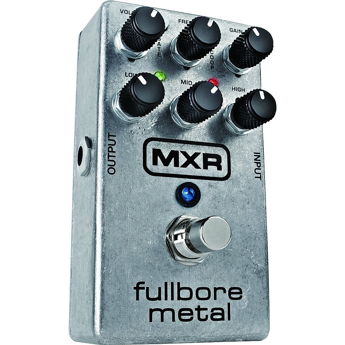 Dunlop MXR M116 Fullbore Metal Distortion Guitar Pedal with AC Power Supply, 2 Patch Cable and 6 Guitar Picks