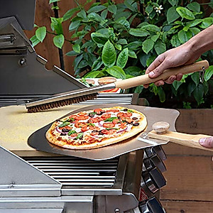 Pizzacraft Pizza Oven Accessories/Folding Peel & Stone Brush -