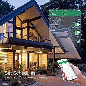 WiFi Smart Wall Touch Light Switch Glass Panel Wireless Remote Control by Mobile APP Anywhere Compatible with Alexa,Timing Function No Hub Required (Wall Switch 2 Gang)