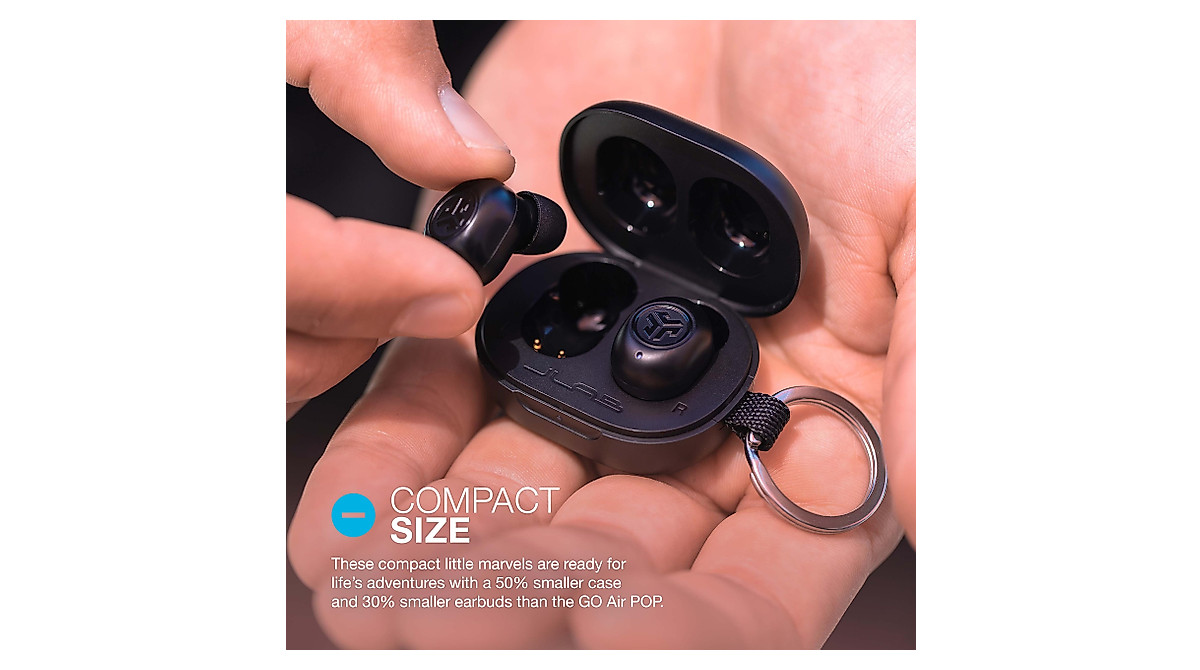 JLab JBuds Mini True Wireless Bluetooth Earbuds + Charging Case ...