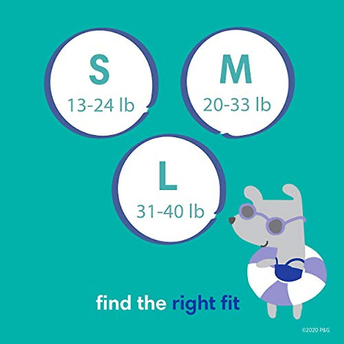 Pampers Splashers Swim Diapers Size S 20 Count