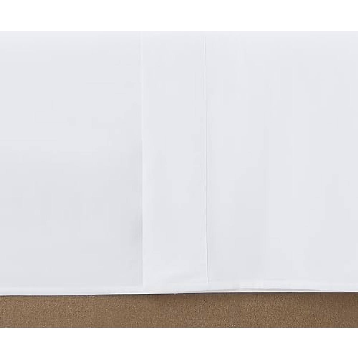 Linen Closet Luxury Cotton 144 Thread Count Organic Cotton 4-Piece Sheet Set, Queen, Arctic White