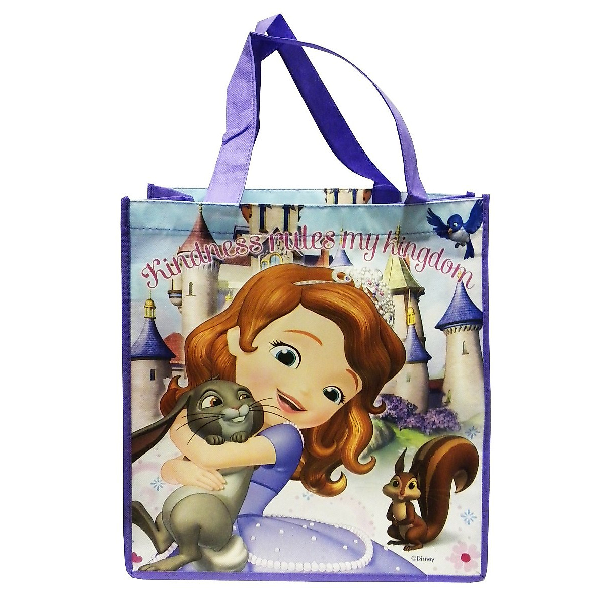 Disney Sofia The First Medium Non-Woven Bag (Purple)
