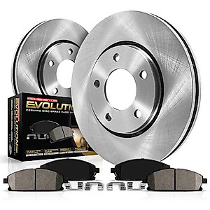 Power Stop KOE8488 Autospecialty Rear Brake Kit-OE Brake Rotors & Ceramic Brake Pads For Buick Encore 2018-2022, Chevrolet Trax 2018-2022 [Model Specific]