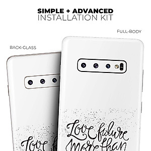 DesignSkinz Love Future More Than The Past Protective Vinyl Decal Wrap Skin Cover Compatible with The Samsung Galaxy S20 (Screen Trim & Back Glass Skin)