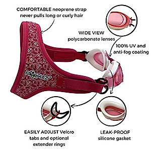 Frogglez Pain-Free Swim Goggles for Kids Under 10 (Ages 3-10), No Hair Pulling, Recommended by Olympic Swimmers