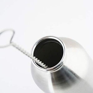 U-Konserve Bottle Brush - Long Handle and Flexible for Cleaning Reusable Water Bottles, Baby Bottles, Sports Bottles - Eco-Friendly - Dishwasher Safe