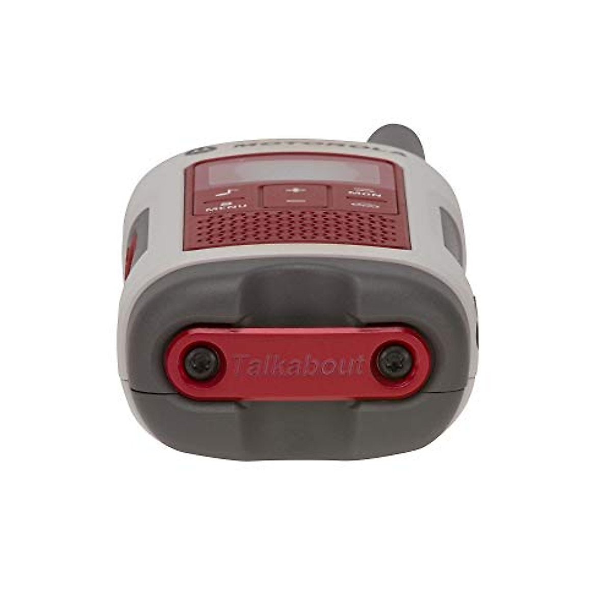 Motorola Solutions, Portable FRS, T482, Talkabout, Two-Way Radios, Red Cross, Emergency Preparedness, Rechargeable, 22 Channel, 35 Mile, White W/Red, 2 Pack