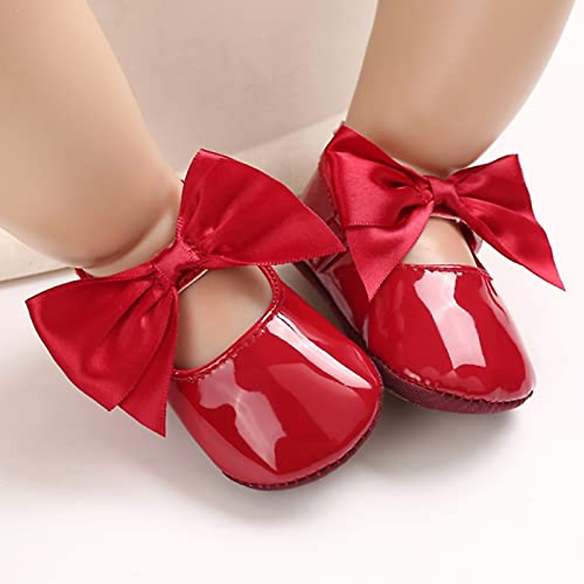 Children Shoes Fashion Flat Shoes Lace Decorative Baby Shoes Princess Shoes Girls Shoes Toddler Girls Tall Sneaker Boots (Red, 12-18 Months)