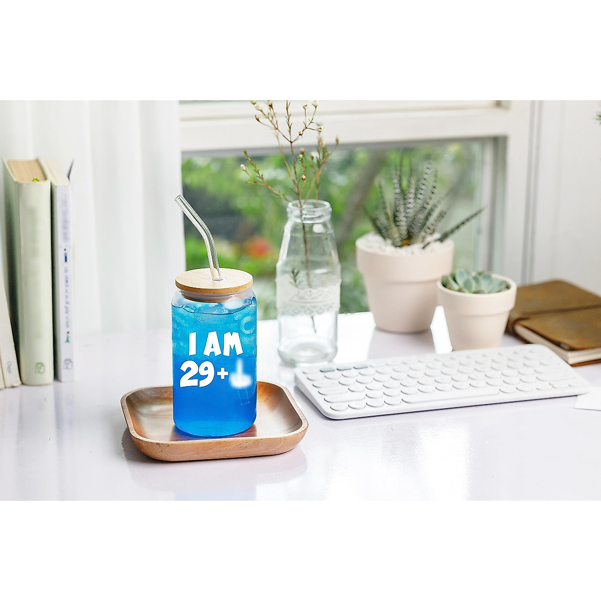 NewEleven 30th Birthday Gifts For Her Women - 1994 30th Birthday Decorations For Women - 30 Year Old Gifts Idea For Women, Friends, Sister - 16 Oz Coffee Glass - 16 Oz Coffee Glass