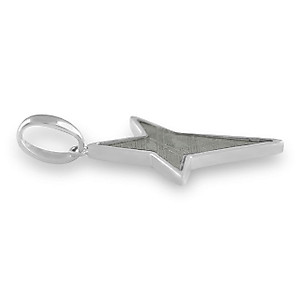 Starborn Creations Sterling Silver Muonionalusta Meteorite Star Pendant