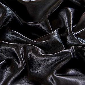 HOdo Home Satin Duvet Cover Twin Size, 3 Piece Silk Like Comforter Cover, Ultra Soft and Breathable Bedding Set with Zipper Closure & Corner Ties