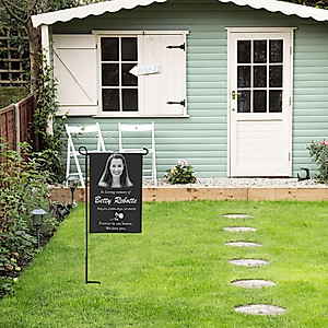 In Loving Memory of Gift for Your Love One, Personalized Garden Flags for Outside, Custom Outdoor Banners and Flags Memorial Flags for Cemetery Pool Room Yard Balcony