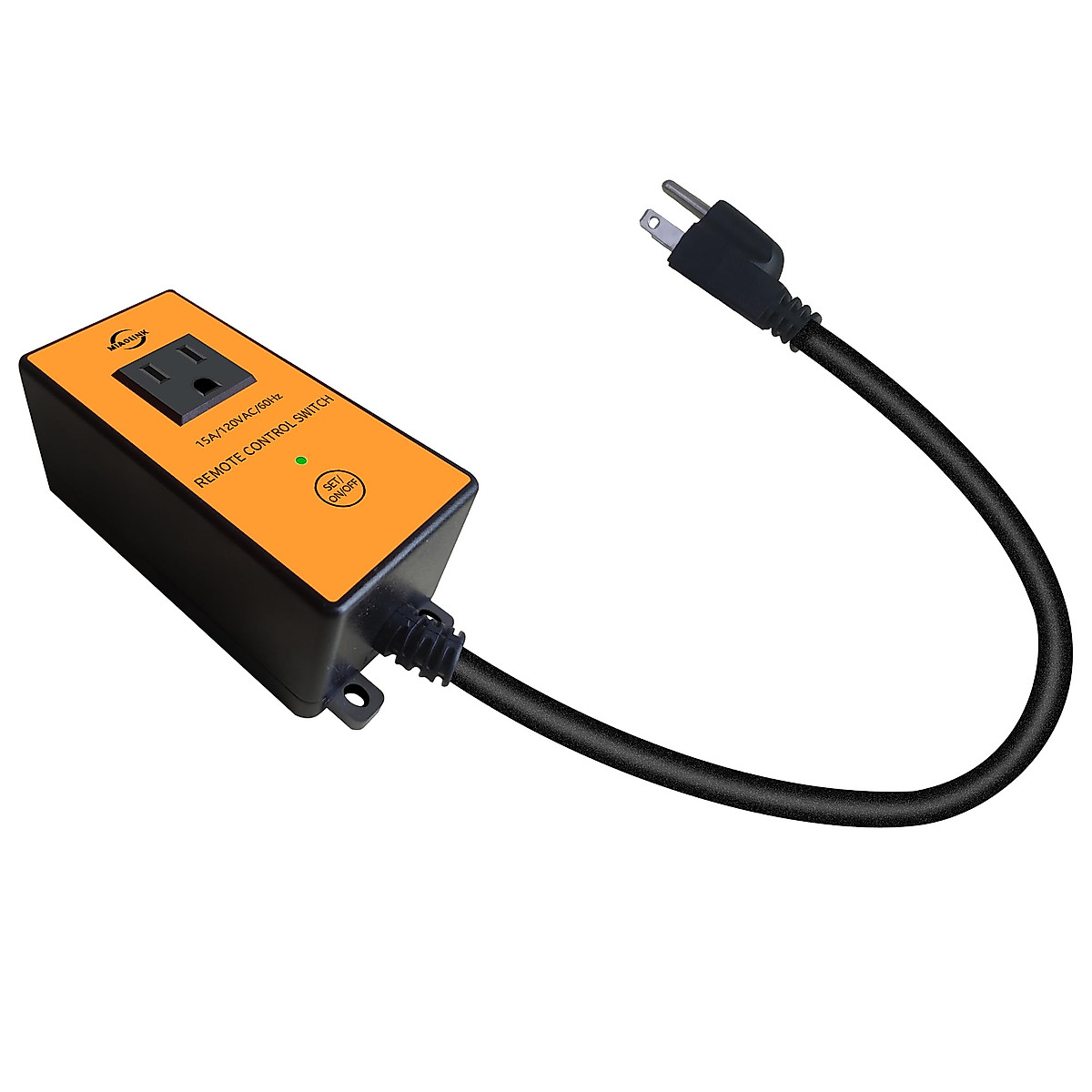 MIAOLINK 120v Automatic Vacuum Switch Wireless Remote Control Dust Collector Starter Outlet Switch (Battery Included) (120V)